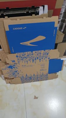 Kotak kemasan sepatu karton bergelombang untuk Brooks Blue